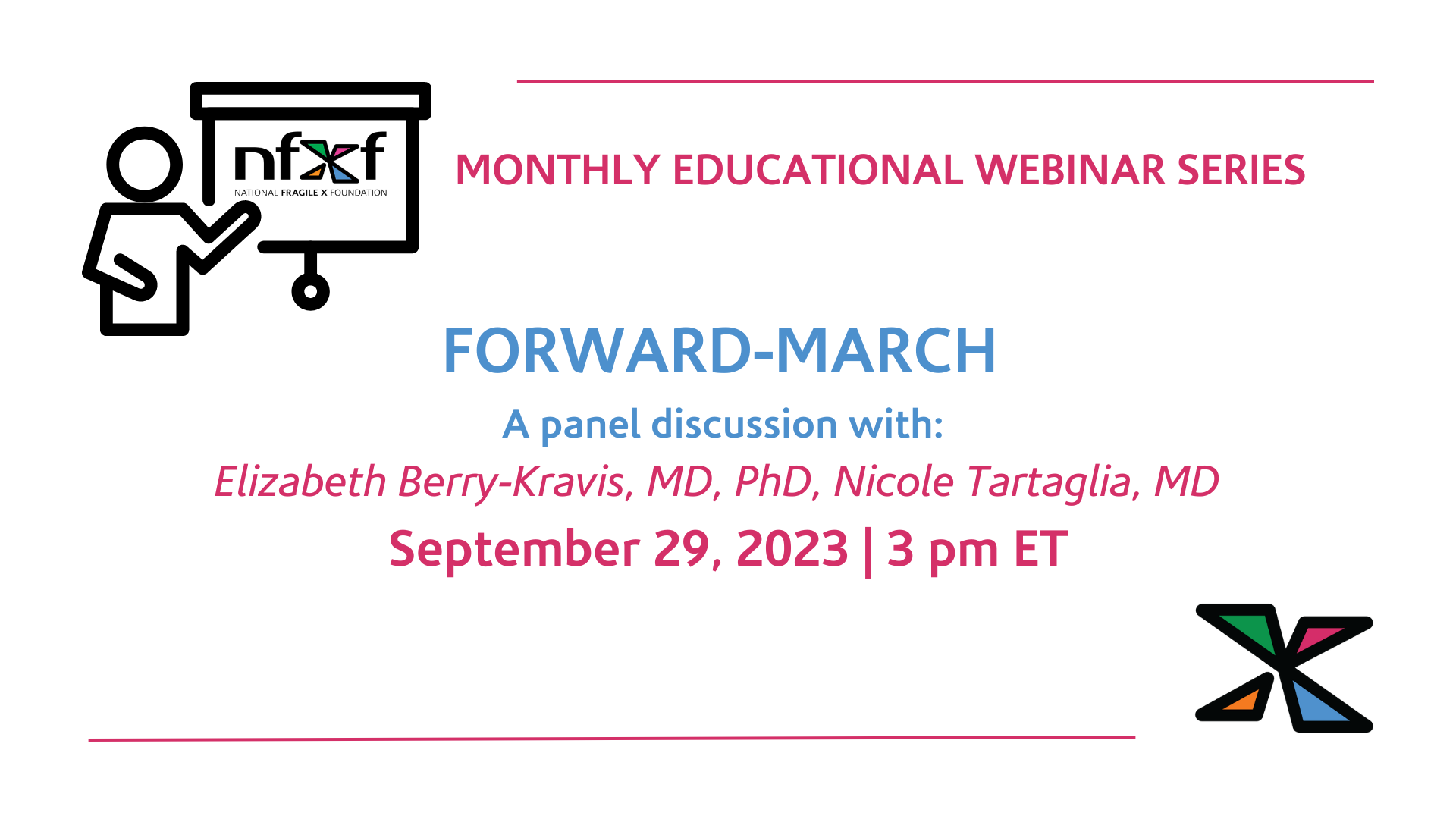 NFXF Webinar Series - FORWARD MARCH 2023